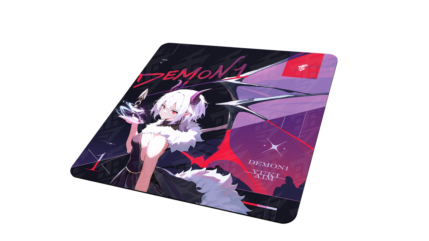 Yuki Aim x Demon1 - Large Cloth Mousepad