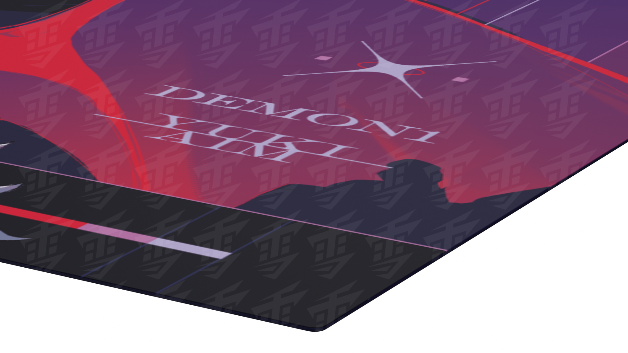 Yuki Aim x Demon1 - Glass Mousepad