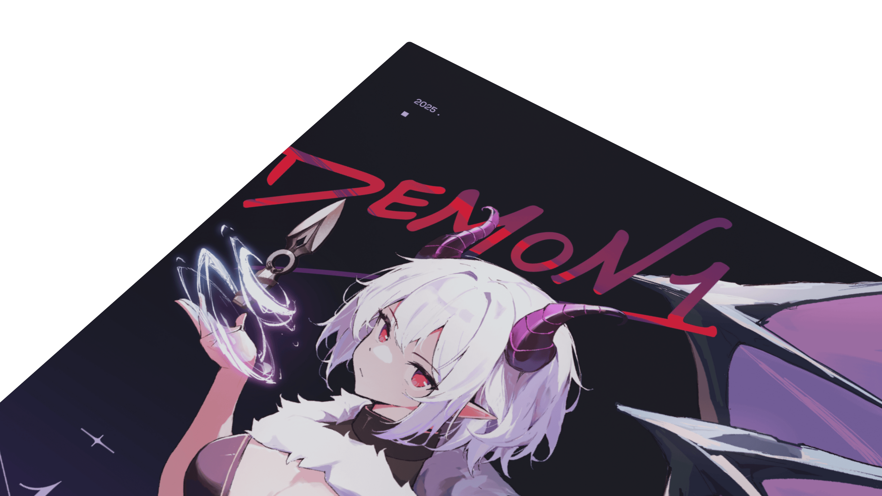 Yuki Aim x Demon1 - Glass Mousepad