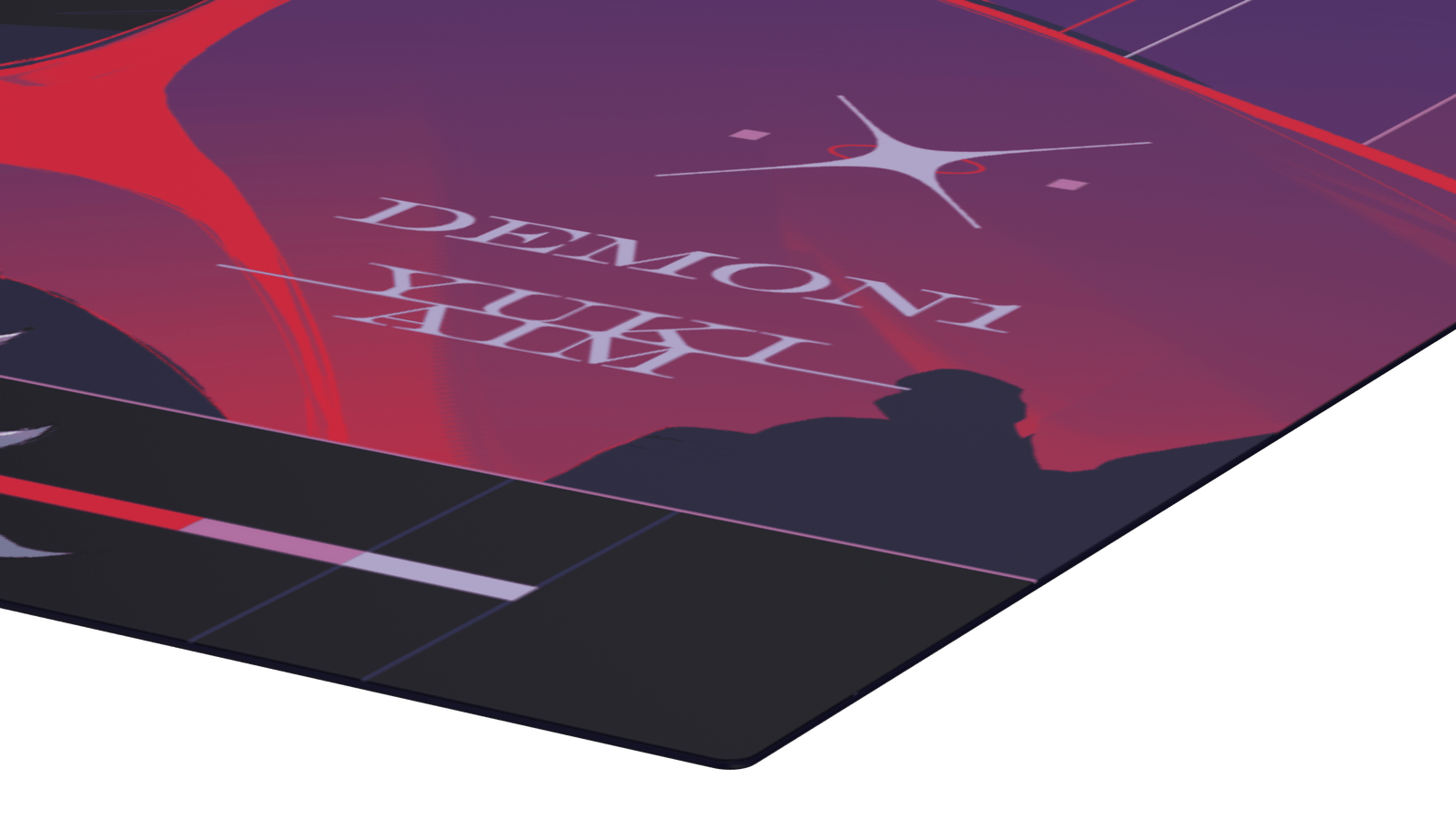 Yuki Aim x Demon1 - Glass Mousepad