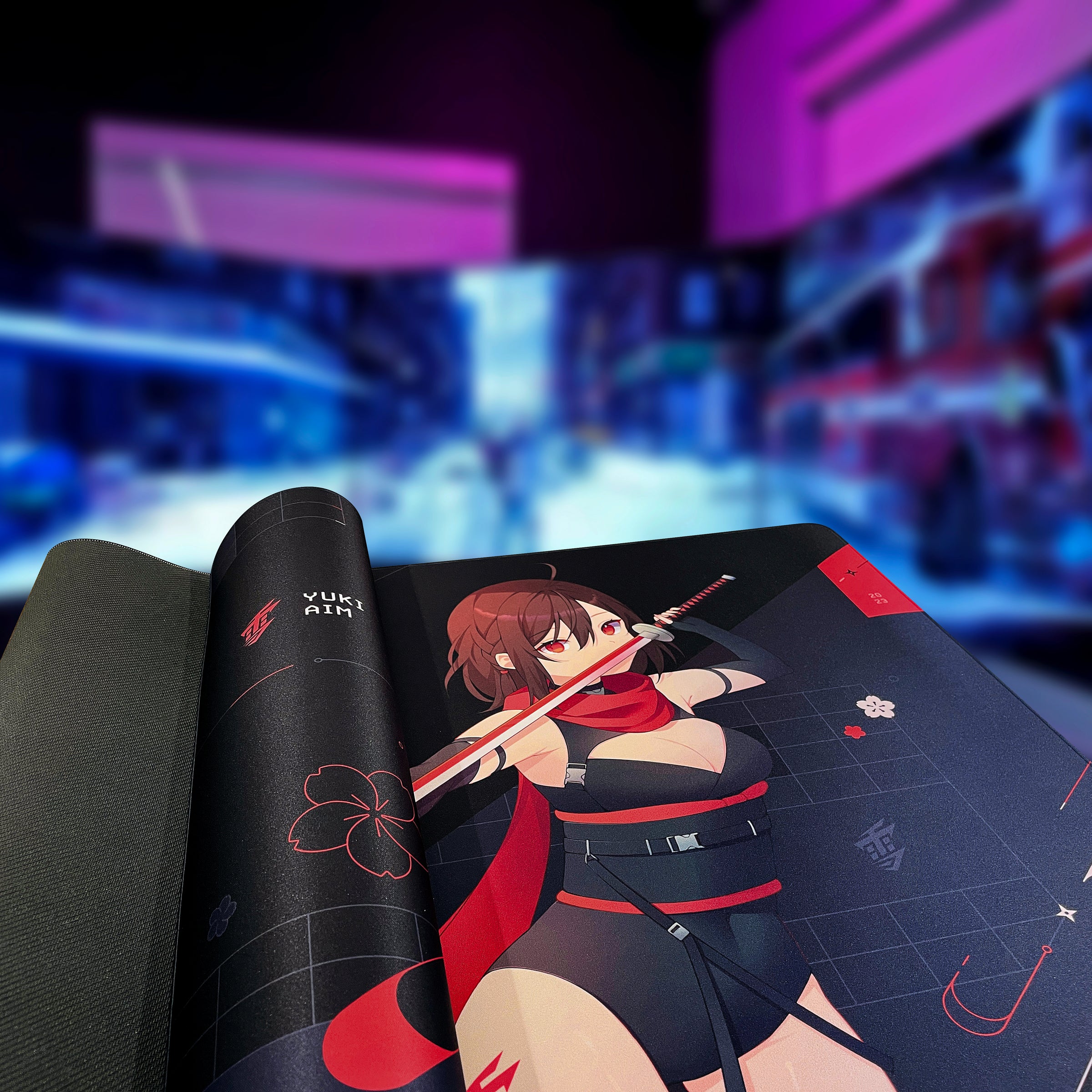 Yuki Aim - Katana XL Mousepad Limited (Black)