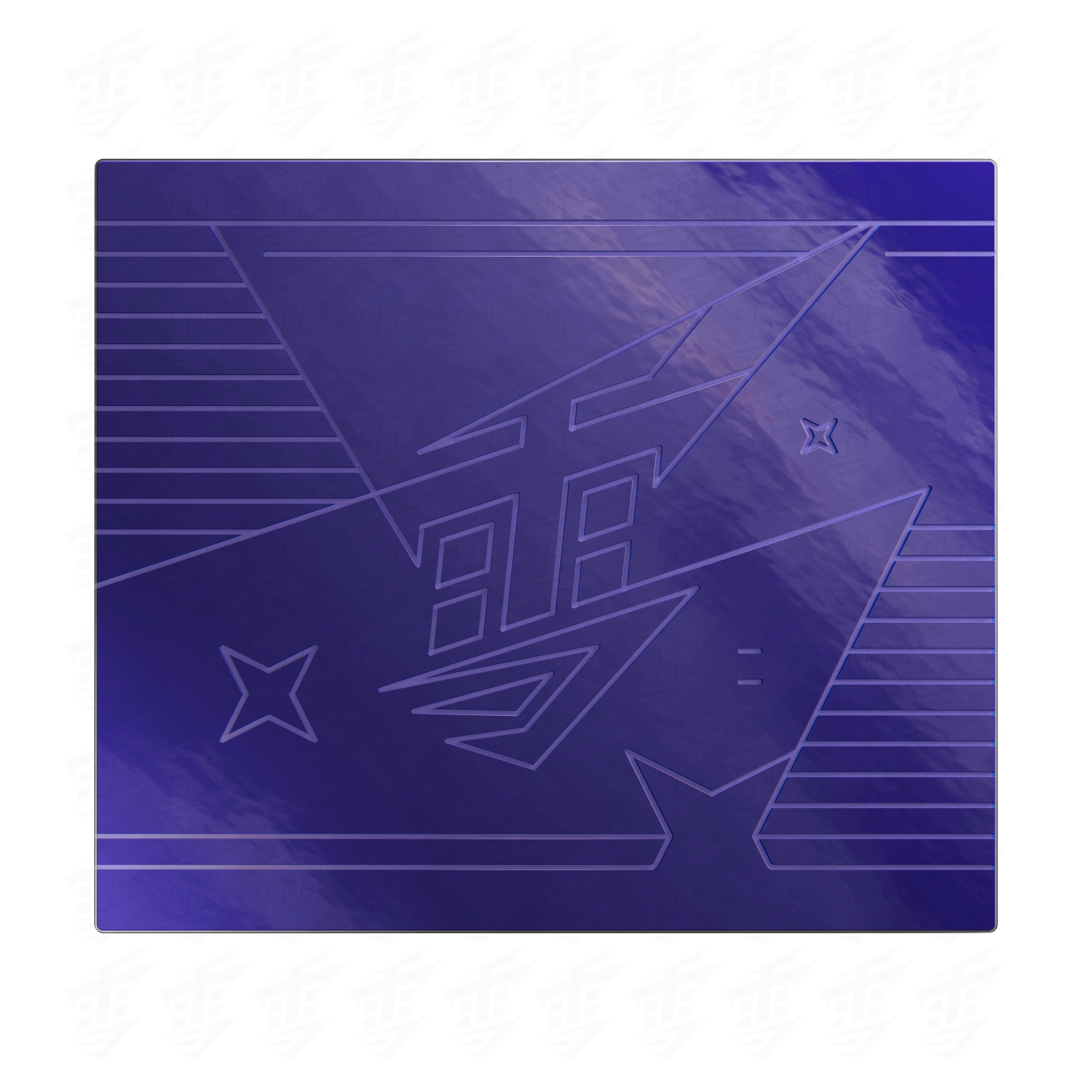 Yuki Aim x Demon1 - Glass Mousepad